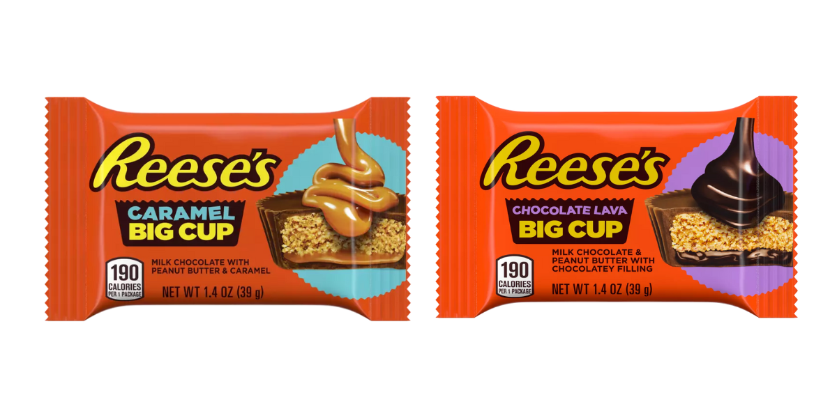 New REESE’S® Caramel & Lava Big Cups Now Available