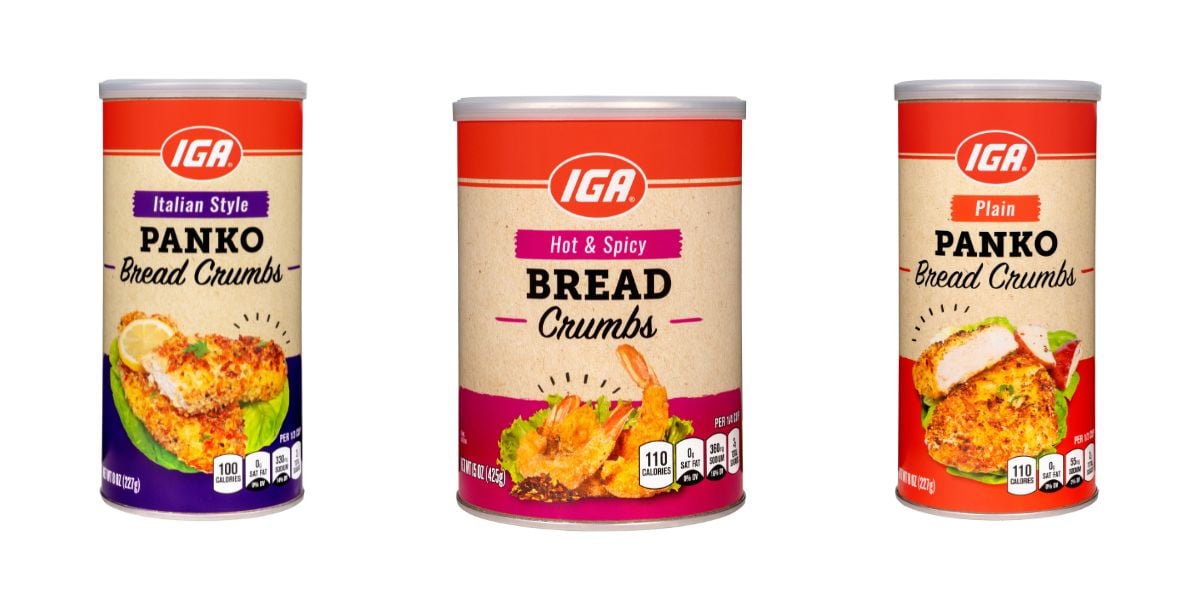 IGA Exclusive Brands Introduces 3 New Bread Crumbs Flavors
